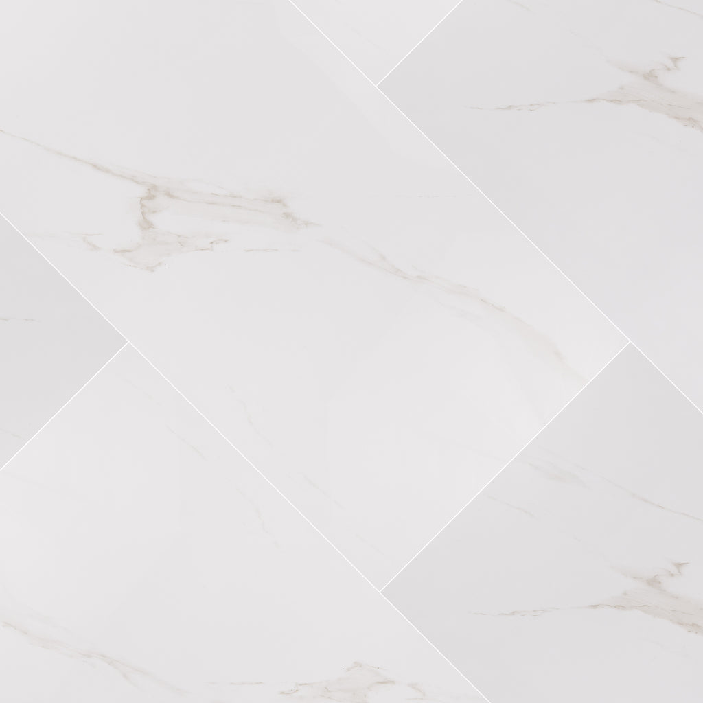 Spectrum Marble 12" x 24" Calacatta Porcelain Floor & Wall Tile – Qube ...
